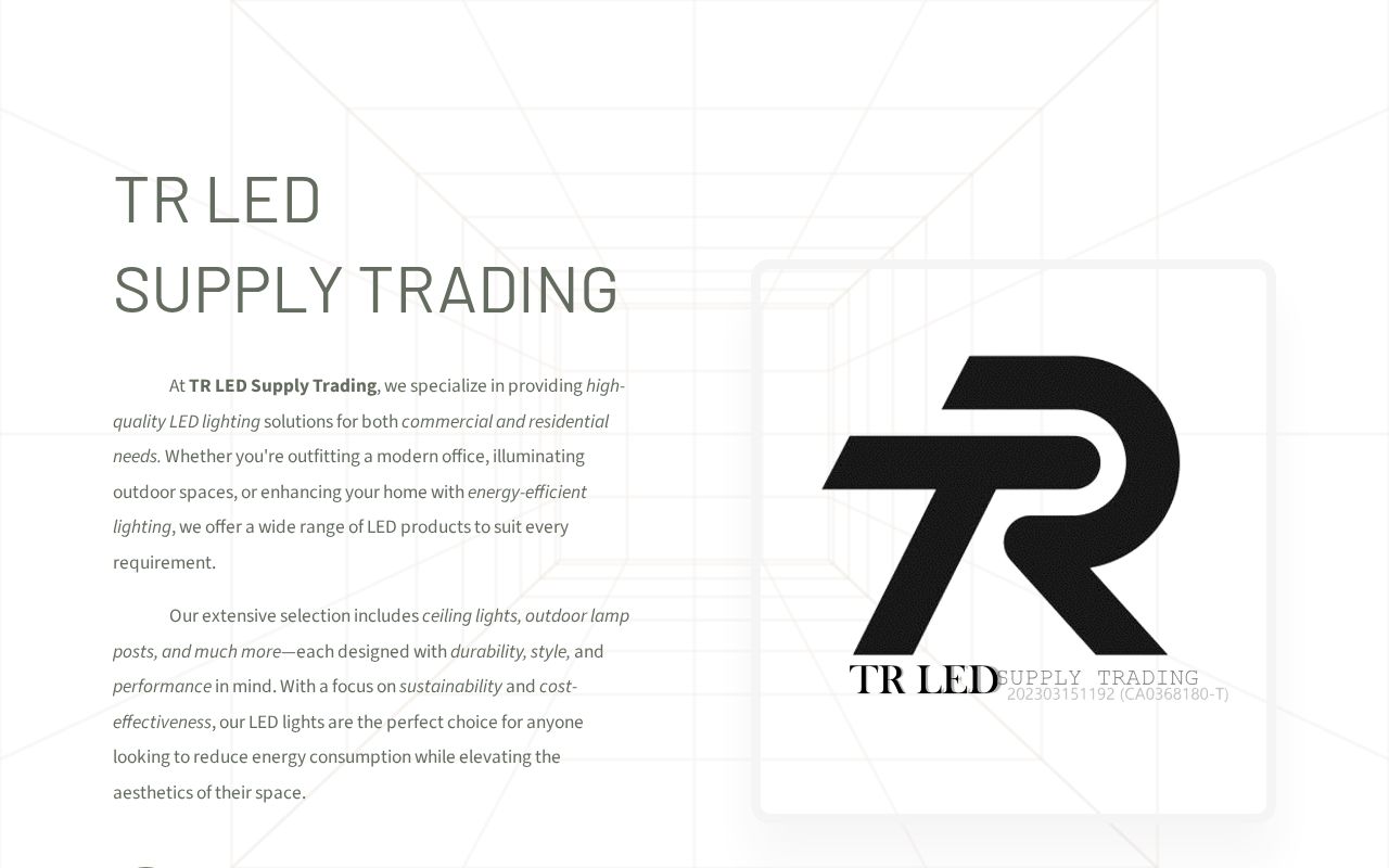 TR LED Supply Trading
